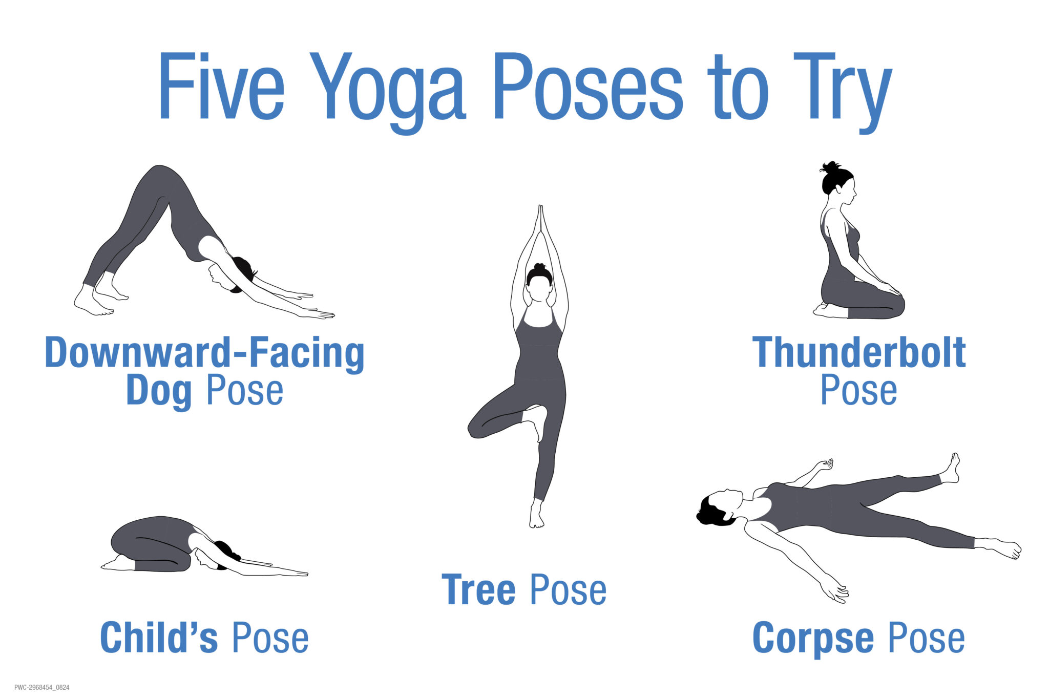 Five Yoga Poses to Try | Crosby Wellness CenterCrosby Wellness Center